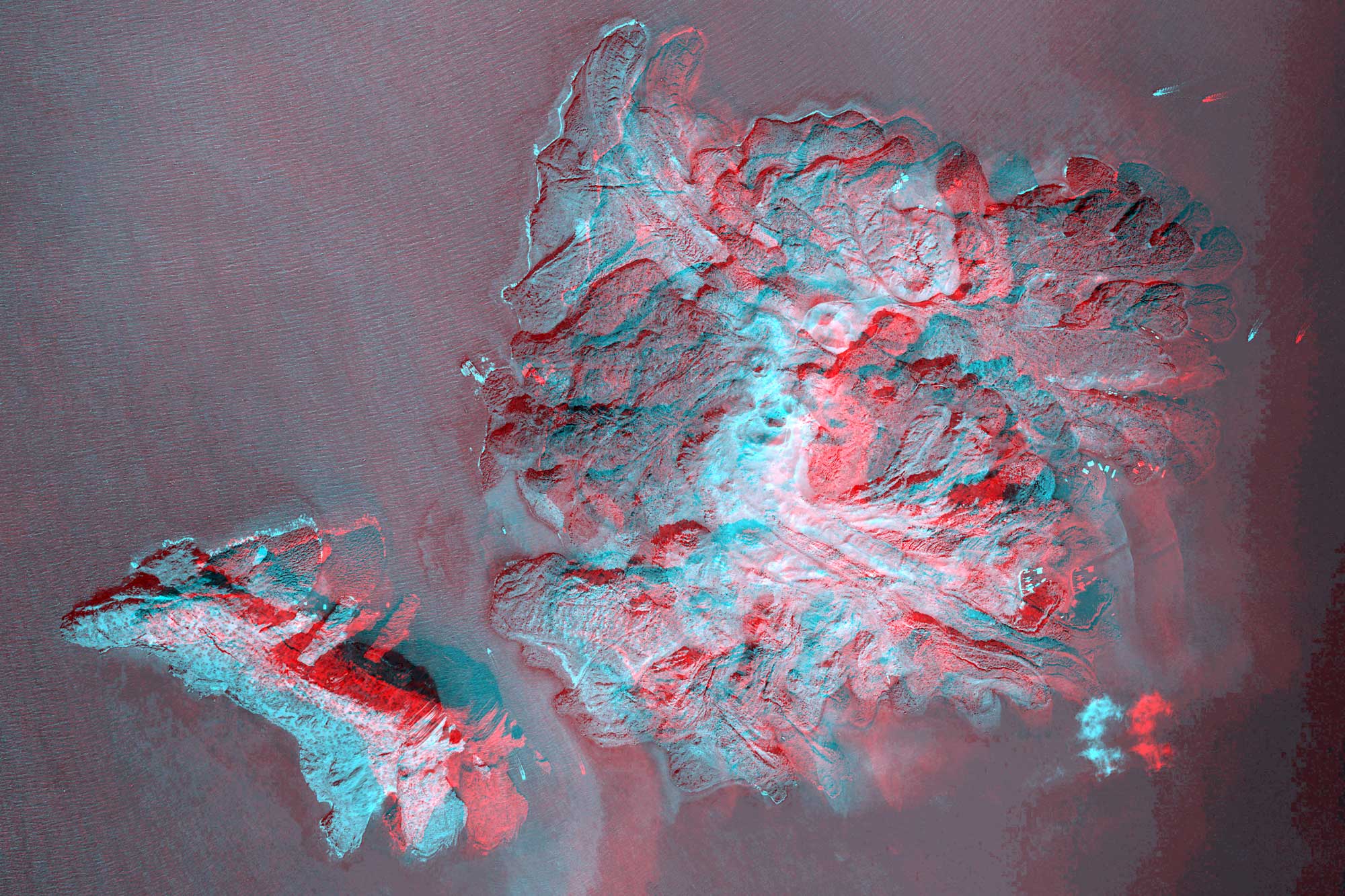 Anaglyph 3D with blend modes in ArcGIS Pro