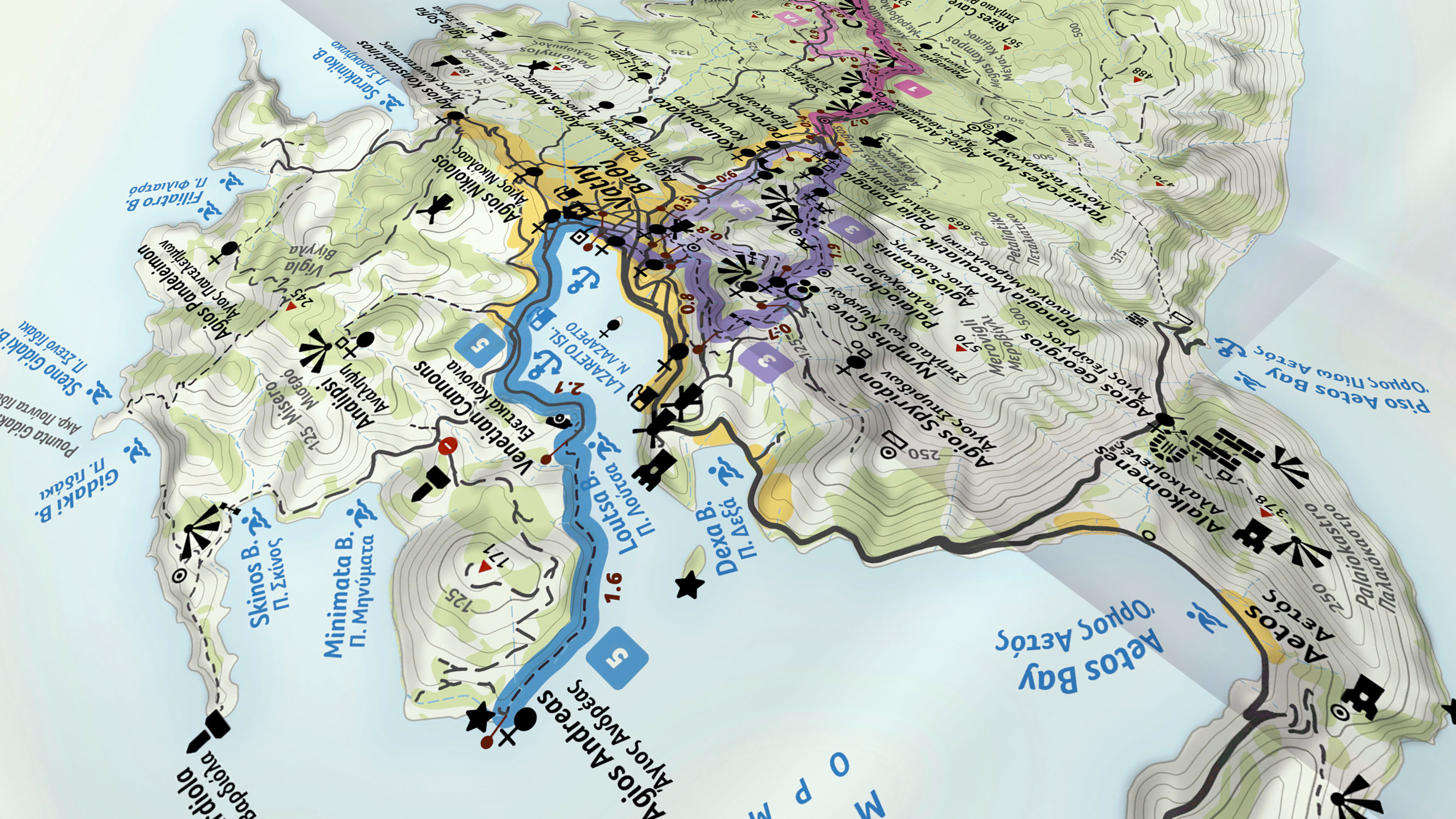 Ithaca Trails Hiking Map