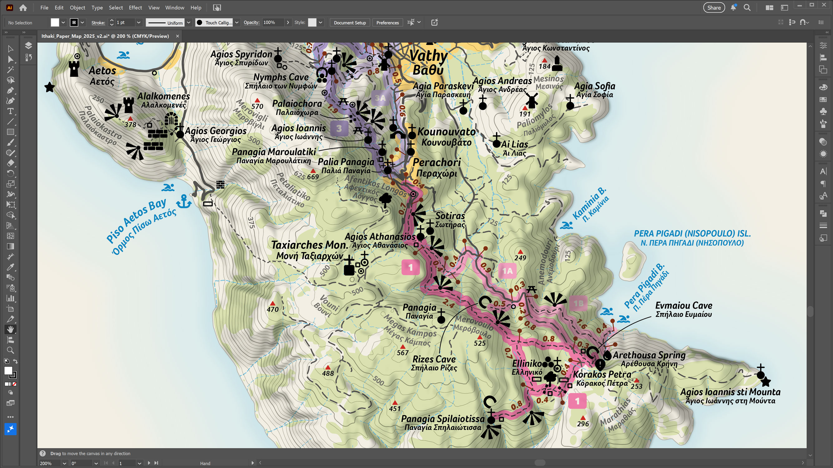 Ithaca Trails Hiking Map